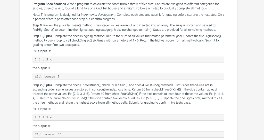Solved In Java please, DO NOT MODIFY THE PROGRAM !! just | Chegg.com