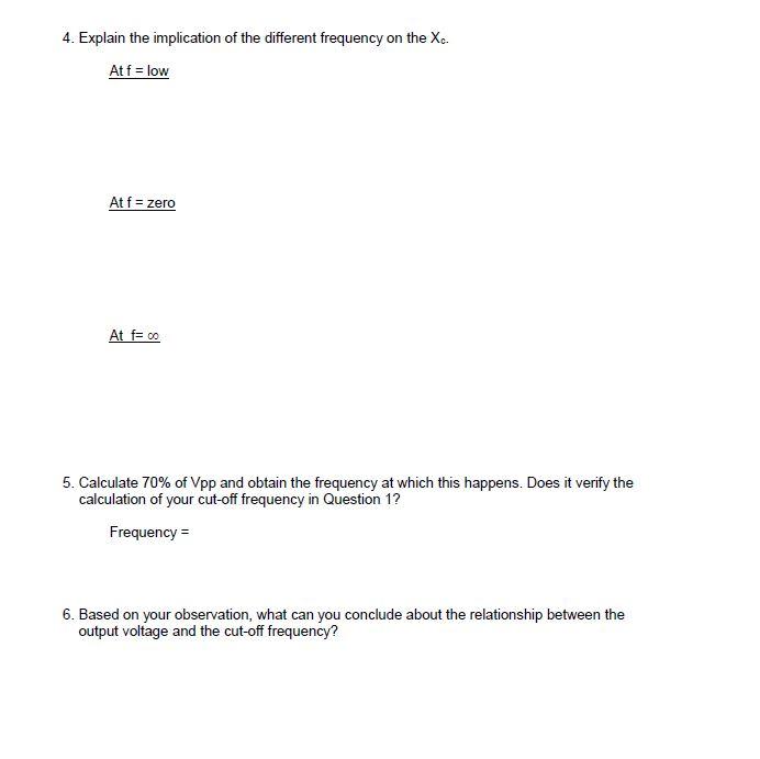 Objective: Experiment 1: Introduction to AC Signals • | Chegg.com