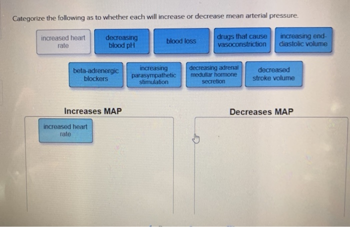 Solved as to whether each will increase or decrease mean | Chegg.com