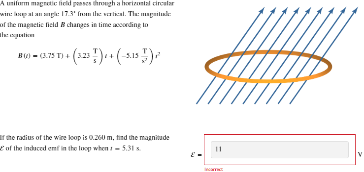 Solved A uniform magnetic field passes through a horizontal | Chegg.com