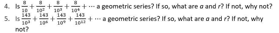 Solved Please find the value for each series as well. If it | Chegg.com