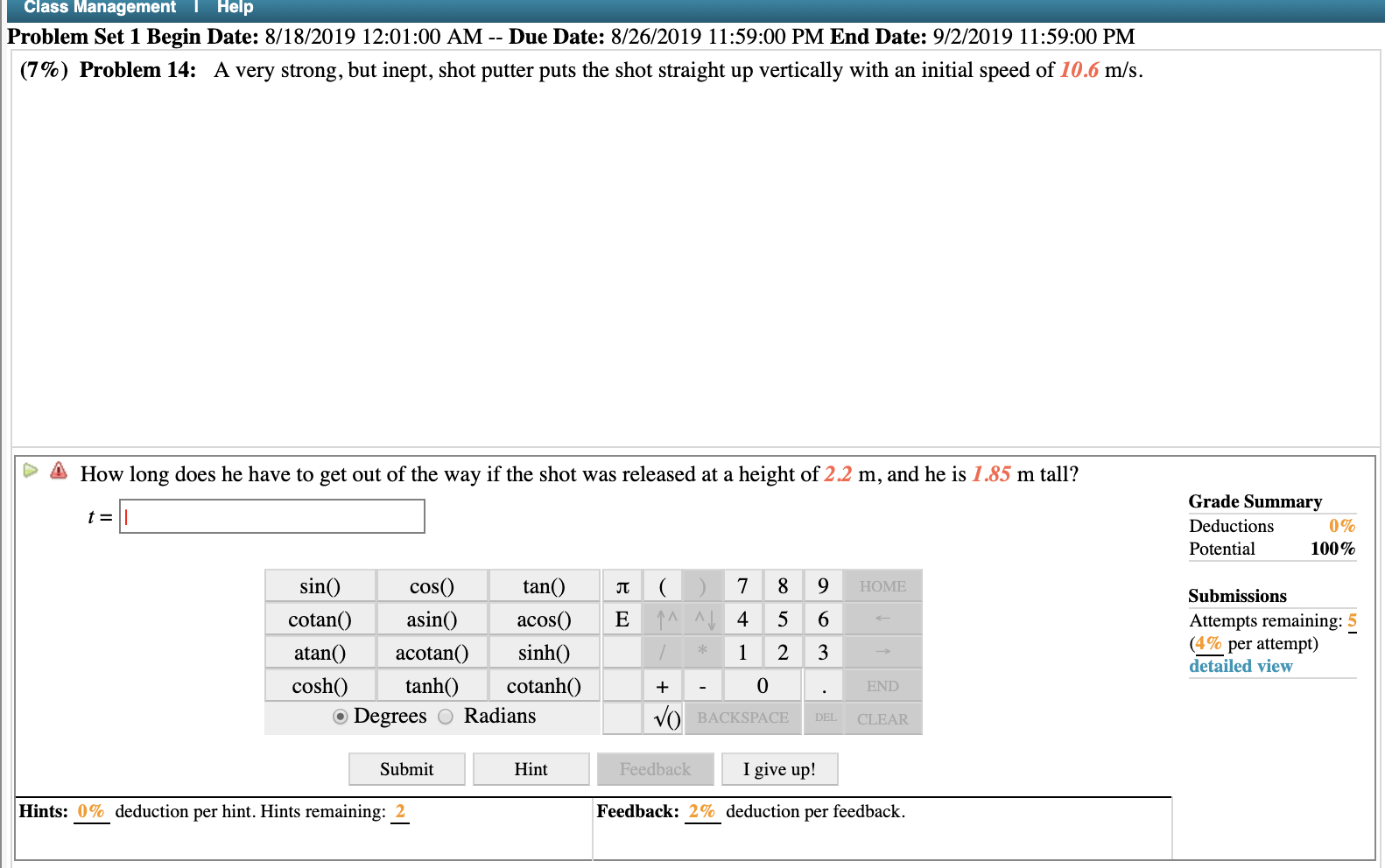 Solved Class Management Help Problem Set1 Begin Date: | Chegg.com