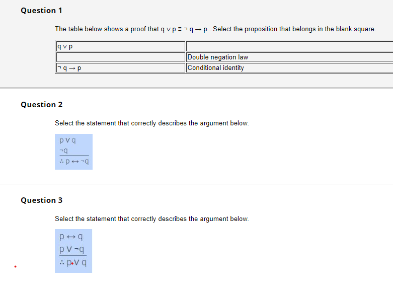 Select the statement that correctly describes the | Chegg.com