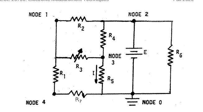 Solved 1. Derive the node equations to solve for node | Chegg.com