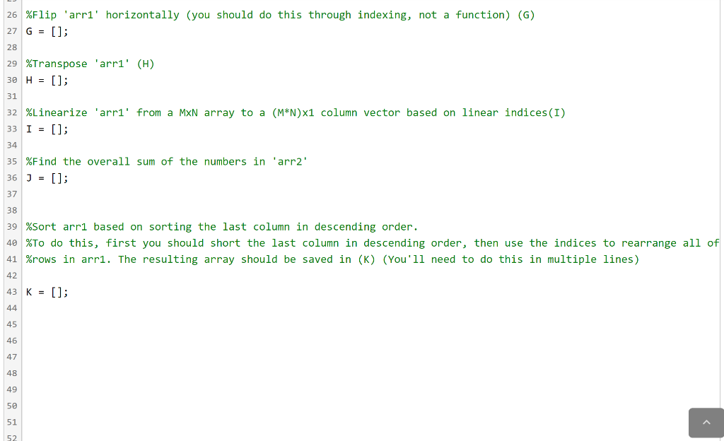 Solved 1 %These are given variables/values that will be used | Chegg.com
