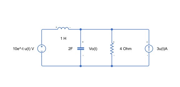 Solved From the circuit below, in Laplace transform, find | Chegg.com