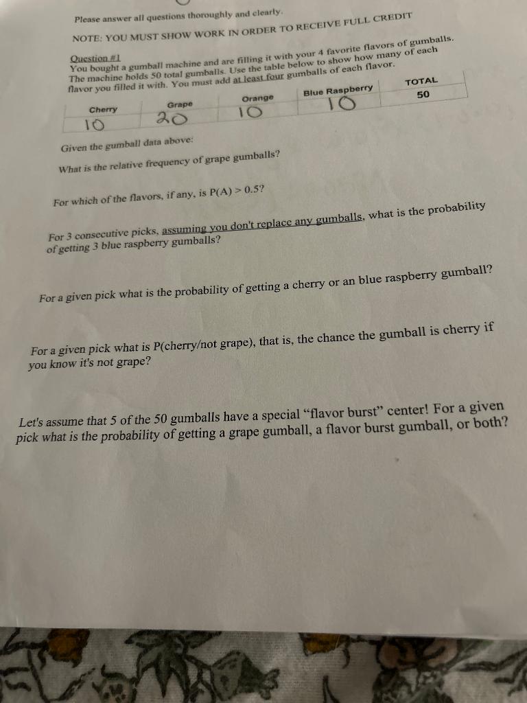Solved Please answer all questions thoroughly and elearly. | Chegg.com