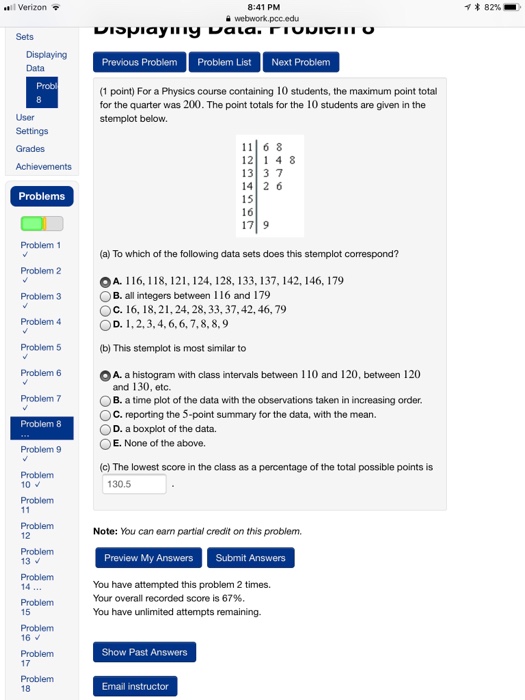 Solved For a Physics course containing 10 10 | Chegg.com