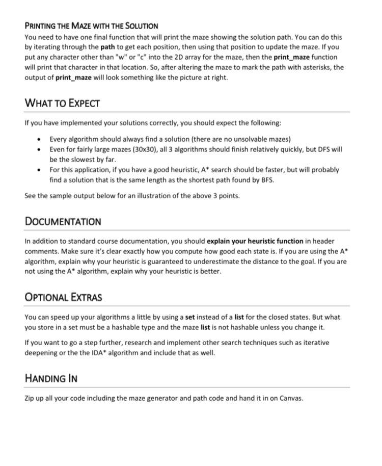 The starter code you need is dfs_nopath.py, path.py, | Chegg.com