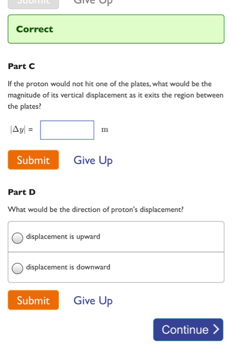 Solved ltem I An electron is projected with an initial speed | Chegg.com