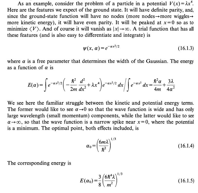 Solved As an example, consider the problem of a particle in | Chegg.com