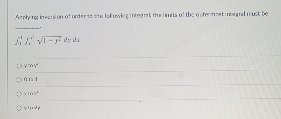 Solved Applying inversion of order to the following | Chegg.com