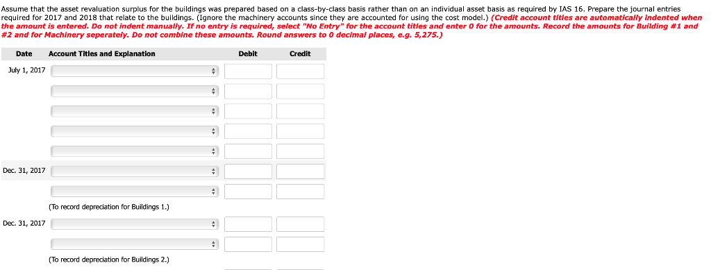 Solved Prepare the journal entries required for 2017 and | Chegg.com