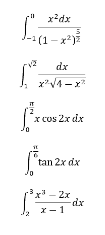 Solved Numerical Integration: (Choose one method for the | Chegg.com