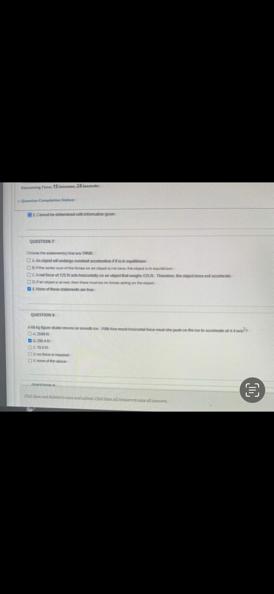 Solved C. A net force of 125N acts horizontally on an object | Chegg.com