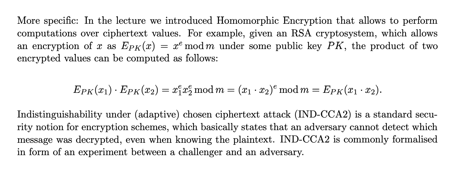 Solved Security Of Homomorphic Encryption Schemes Summary