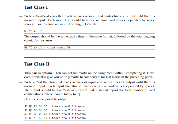 Solved More finite classes: a Card class Here is where | Chegg.com