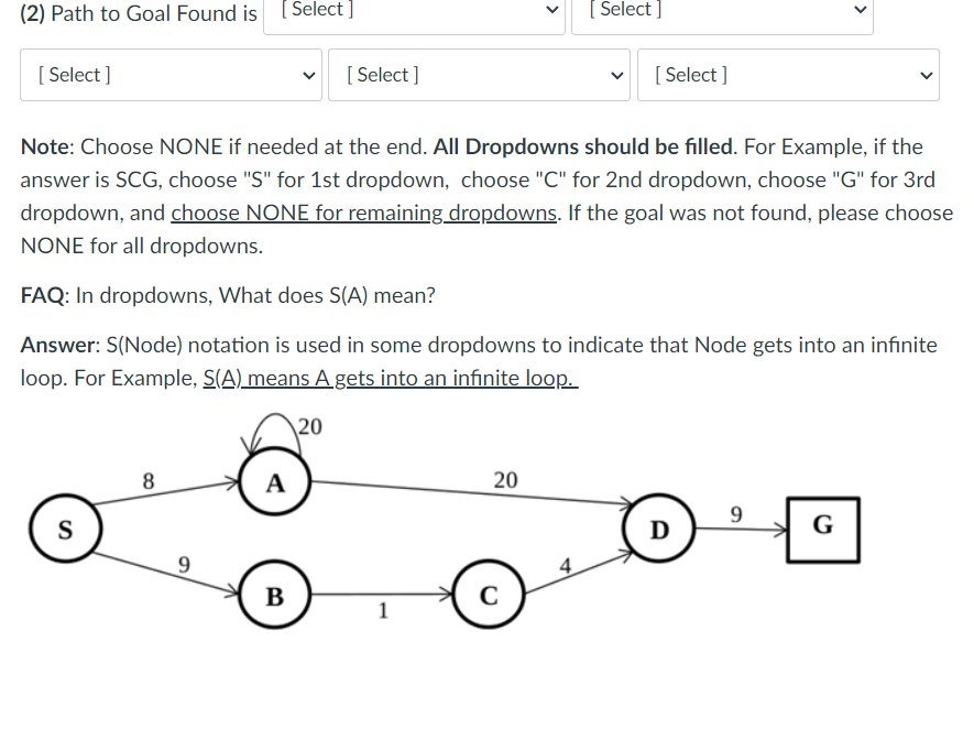 Solved Note: Choose NONE if needed at the end. All Dropdowns | Chegg.com