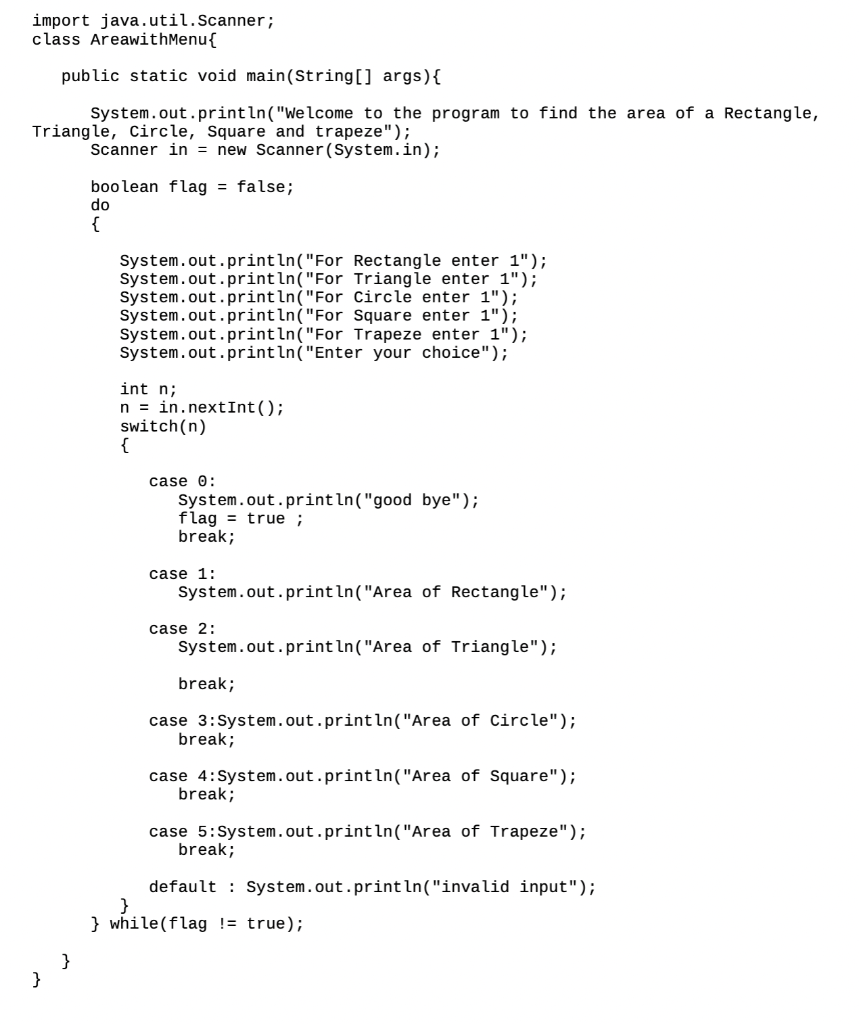 Solved Pic2 is my code, but I should calculate the area in | Chegg.com