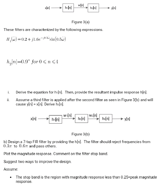 Analyze the cascaded system in Figure 3(a) that | Chegg.com