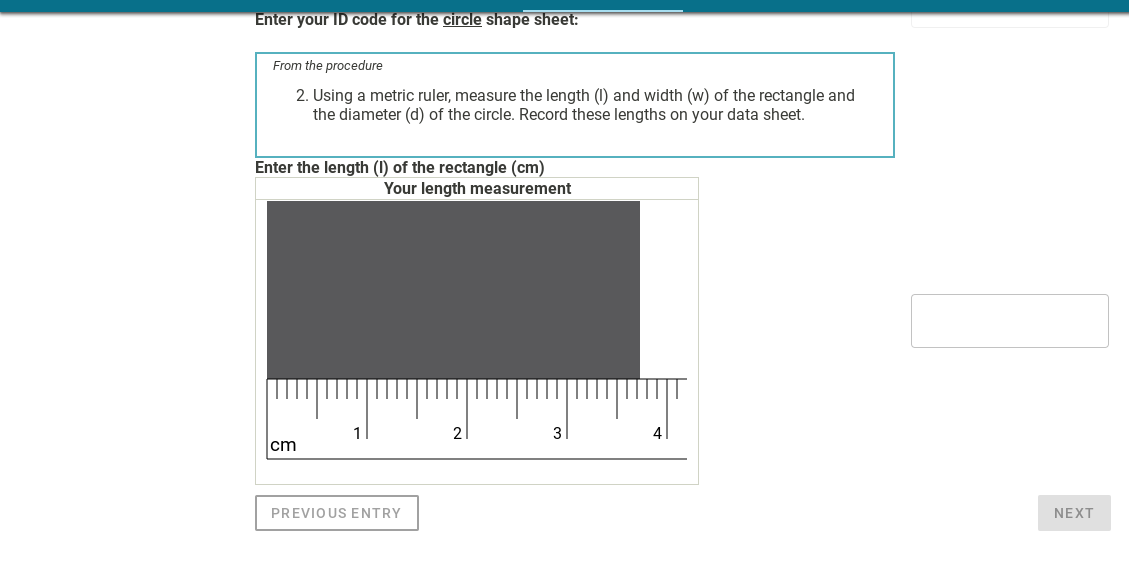 Solved Enter your ID code for the circle shape sheet: From | Chegg.com