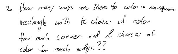 How many ways are there to color a non-square | Chegg.com