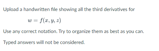 Solved Upload a handwritten file showing all the third | Chegg.com