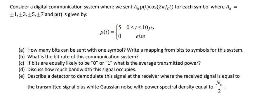 Solved This question is related to the telecommunications | Chegg.com
