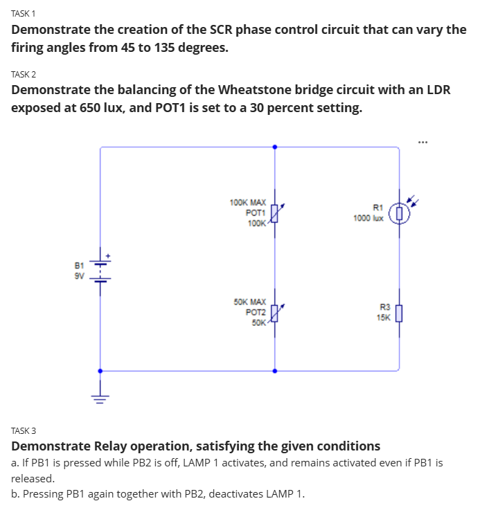 Solved TASK 1 ﻿Demonstrate the creation of the SCR phase | Chegg.com