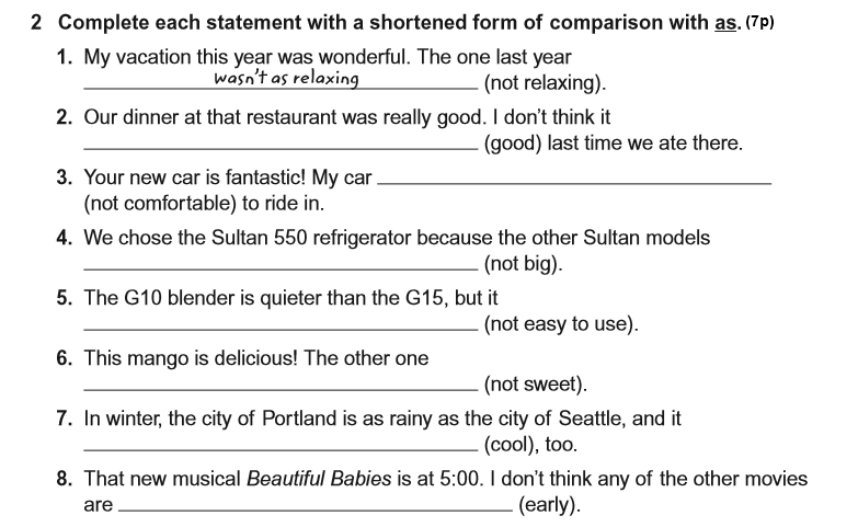 Solved 2 Complete each statement with a shortened form of | Chegg.com