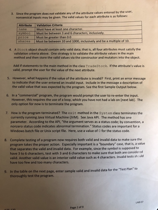 Solved Iste 120 Lab 07 Decisions Exercise 1 Validating Chegg