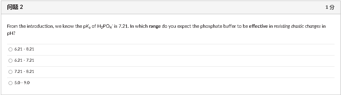 Solved From the introduction, we know the pKa of H2PO4−is | Chegg.com