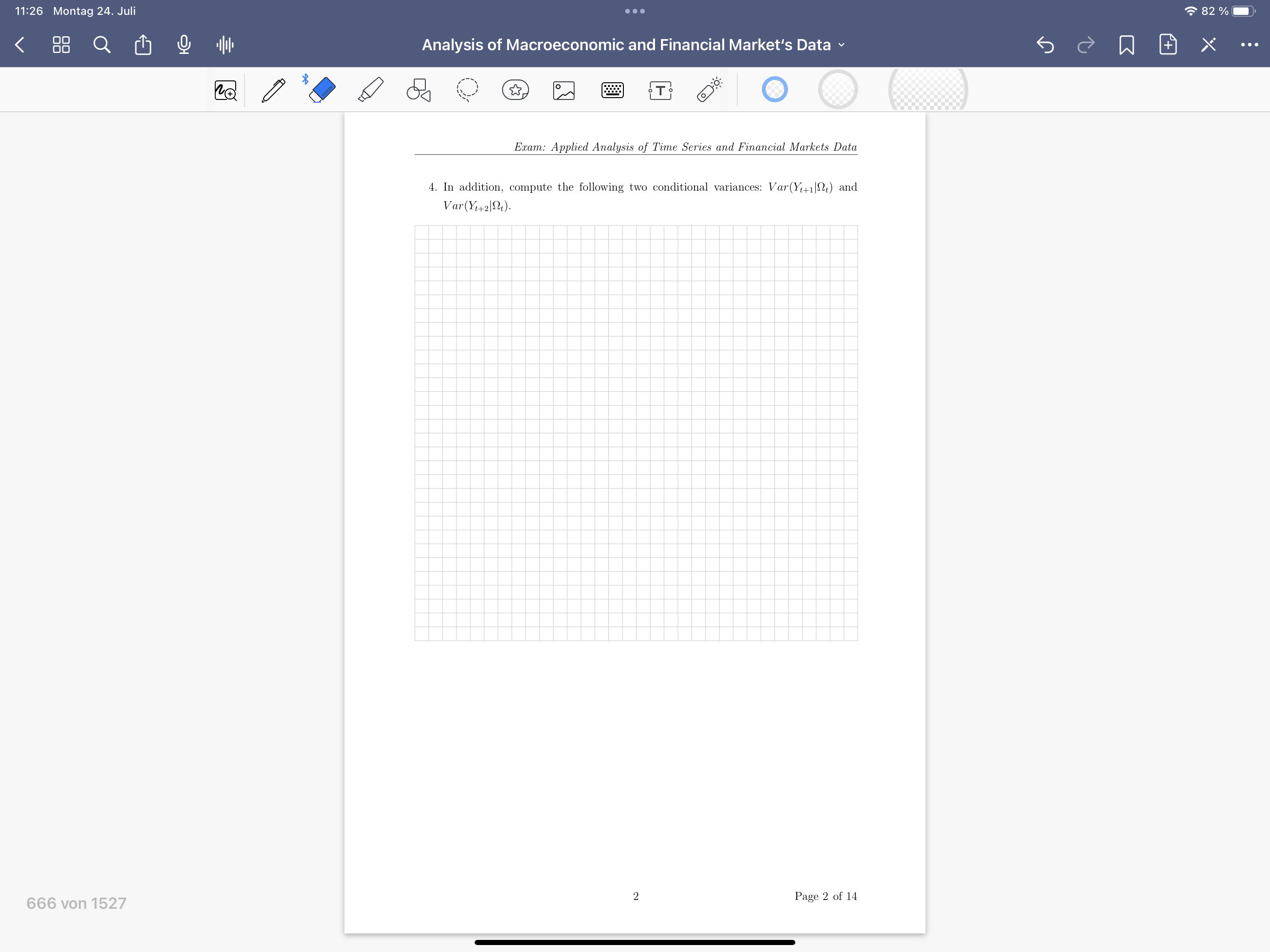 Solved Exam: Applied Analysis of Time Series and Financial | Chegg.com
