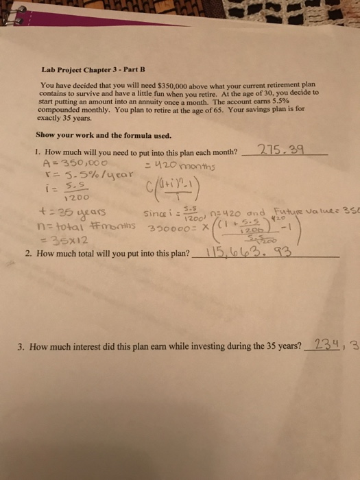 Solved Lab Project Chapter 3- Part B You have decided that | Chegg.com