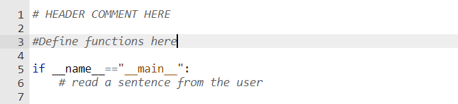 Solved Write a program that reads a one-line sentence as | Chegg.com