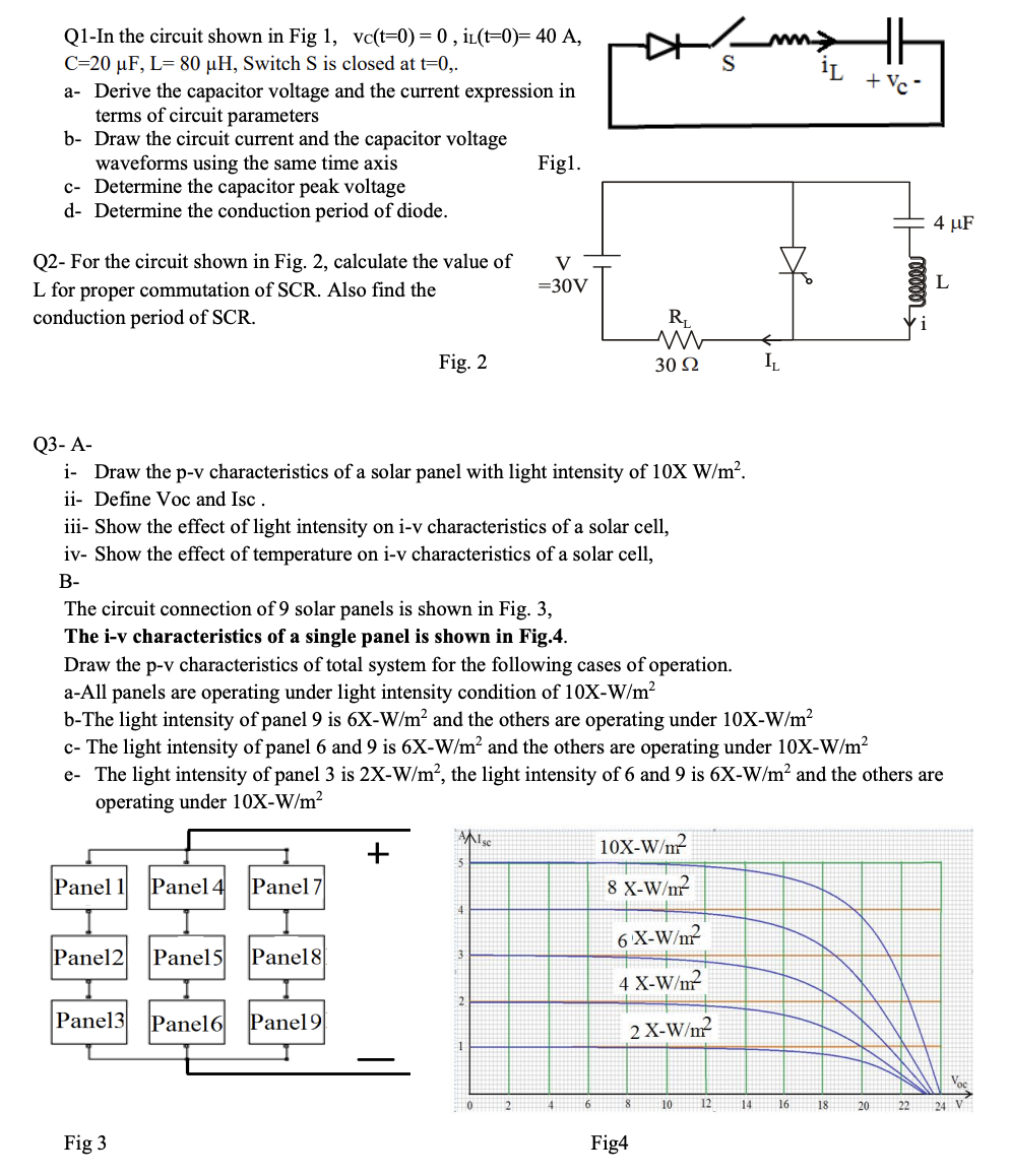 Solved Q1-In the circuit shown in Fig 1, | Chegg.com