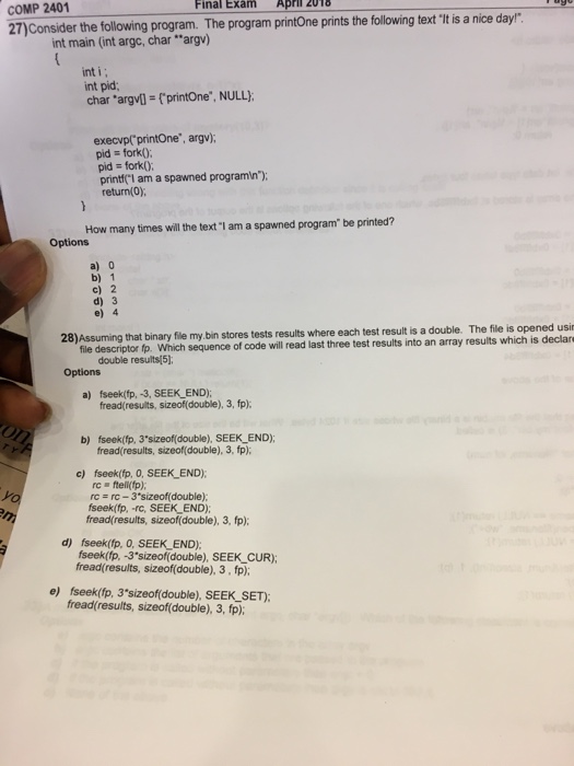 Solved 25)Consider the following function and code segment | Chegg.com