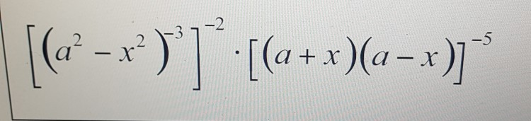 Solved [(a + x>)"] [(a + x)(a − x)] | Chegg.com
