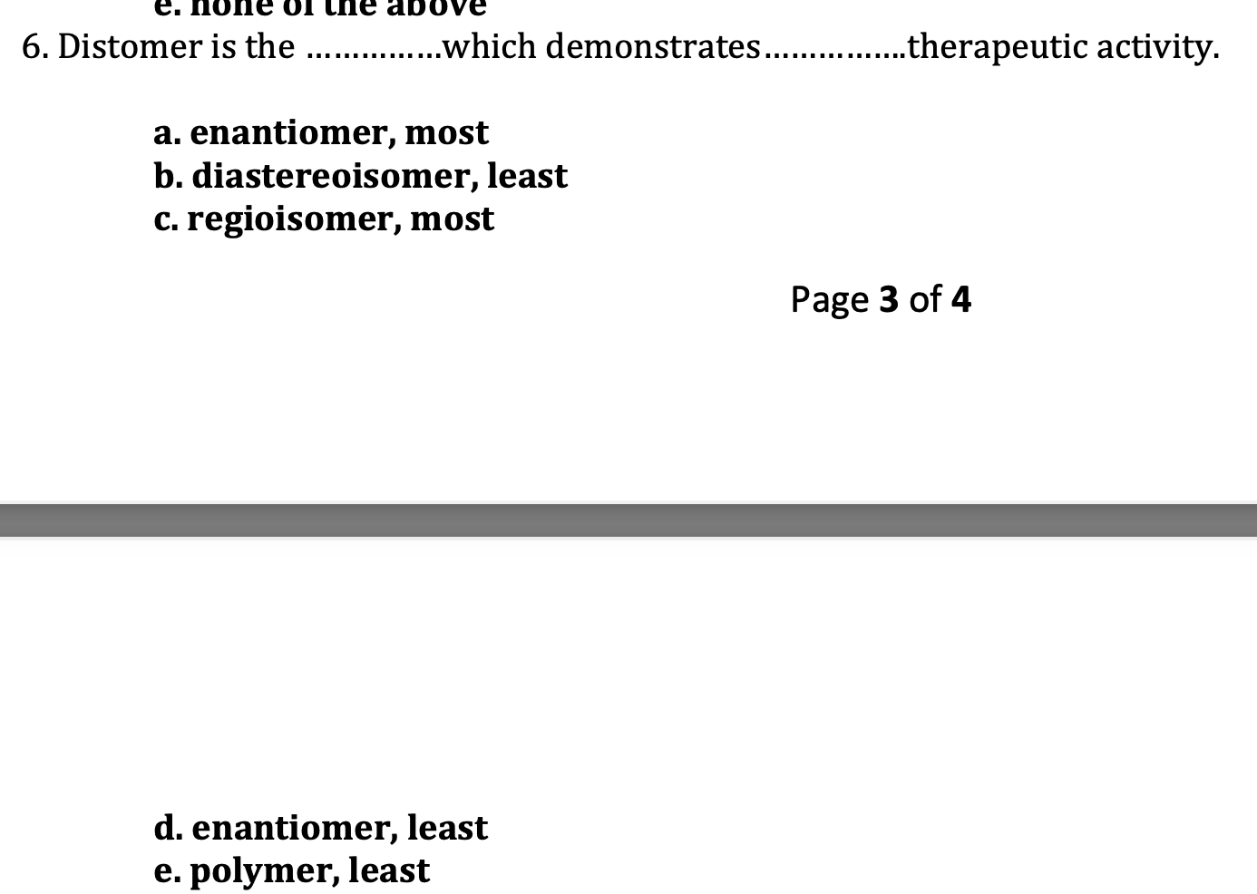 Solved 6. Distomer is the which demonstrates therapeutic | Chegg.com