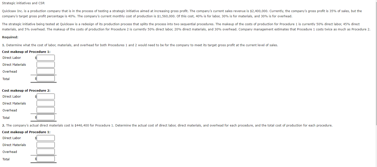 Solved company's target gross profit percentage is 40%. The | Chegg.com