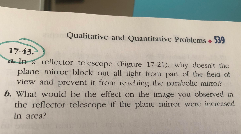 Solved Qualitative and Quantitative Problems 539 17-43. a | Chegg.com