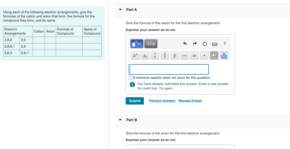 [Solved]: Using each of the following electron arrangement