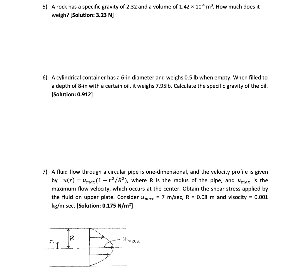Specific Gravity Of Rock