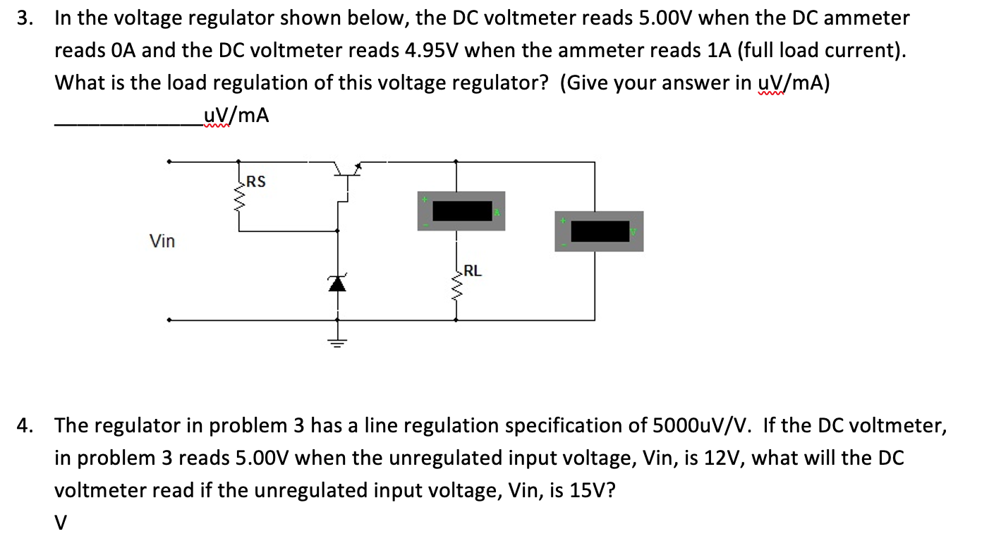 Solved 1. What would the DC voltmeter, V2, in the following | Chegg.com