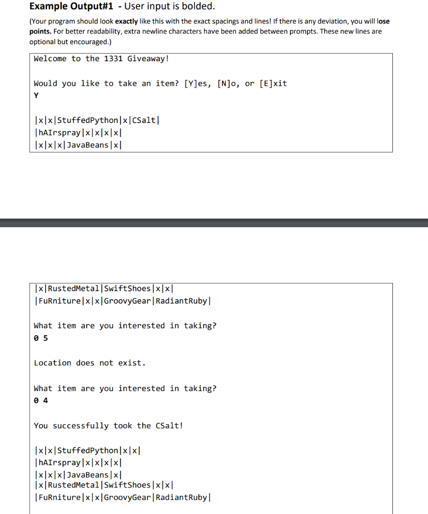 Solved Solution Description Create a file Giveaway. java | Chegg.com