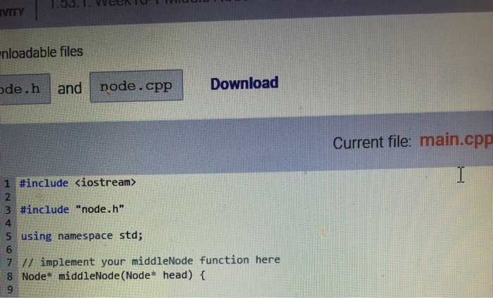 Solved Given a non-empty, singly inked ist with nead node | Chegg.com