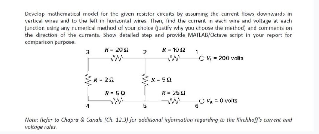 Develop mathematical model for the given resistor | Chegg.com