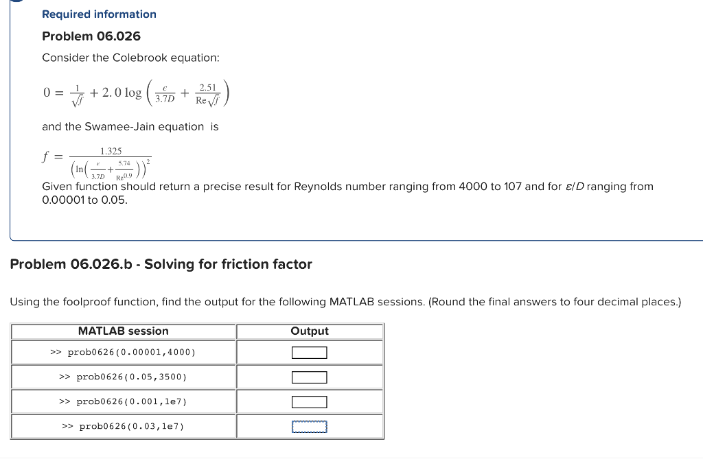 Solved Required information Problem 06.026 Consider the | Chegg.com