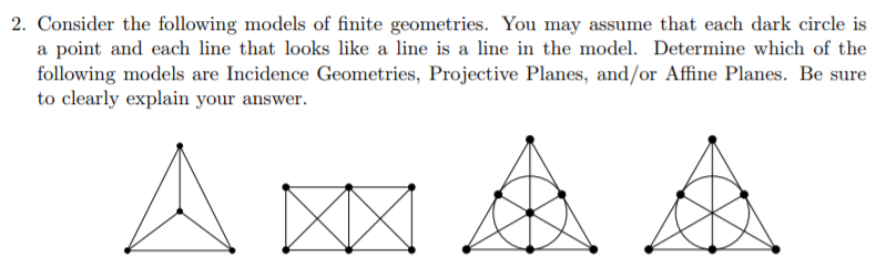 Solved 2. Consider the following models of finite | Chegg.com