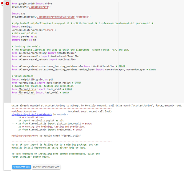I am trying to run a code on google colab for my | Chegg.com